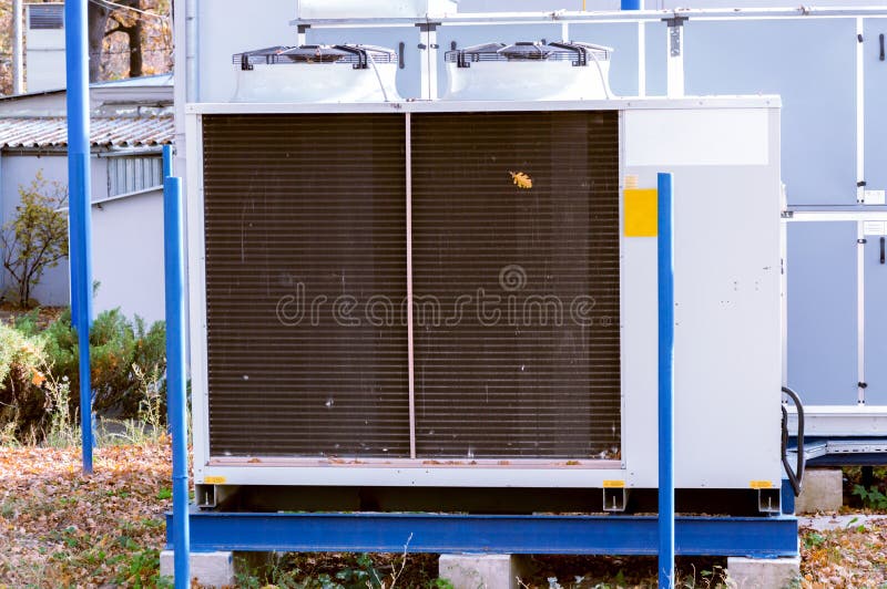 Gray Commercial Cooling Unit for Central Ventilation System with Big ...