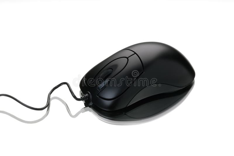 Gray computer mouse stock image. Image of office, connection - 6403861
