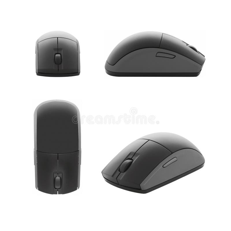 Gray computer-mouse stock photo. Image of black, color - 52186070
