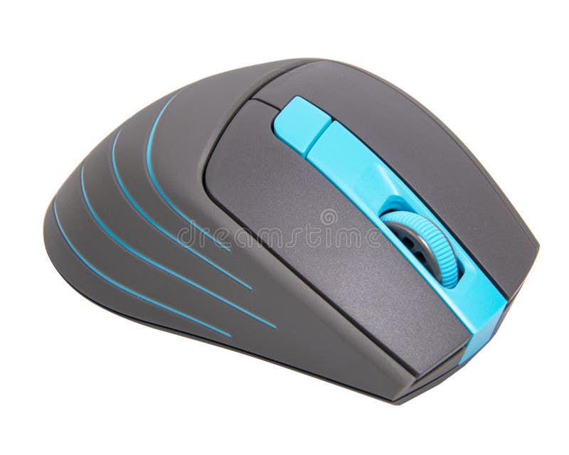 Wireless Mouse for Pc Isolated on the White Background Stock Image ...