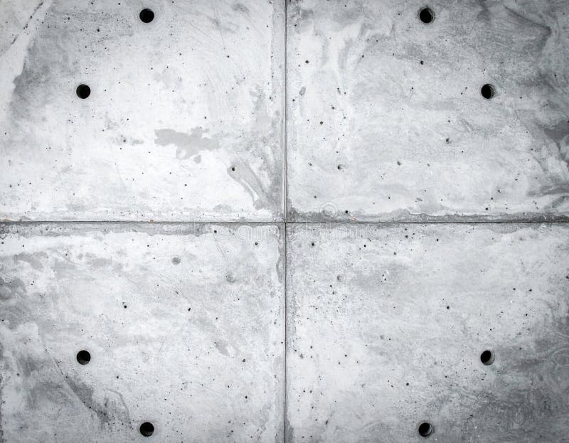 Gray Concrete Block Wall with Square Sections in Seamless Pattern ...