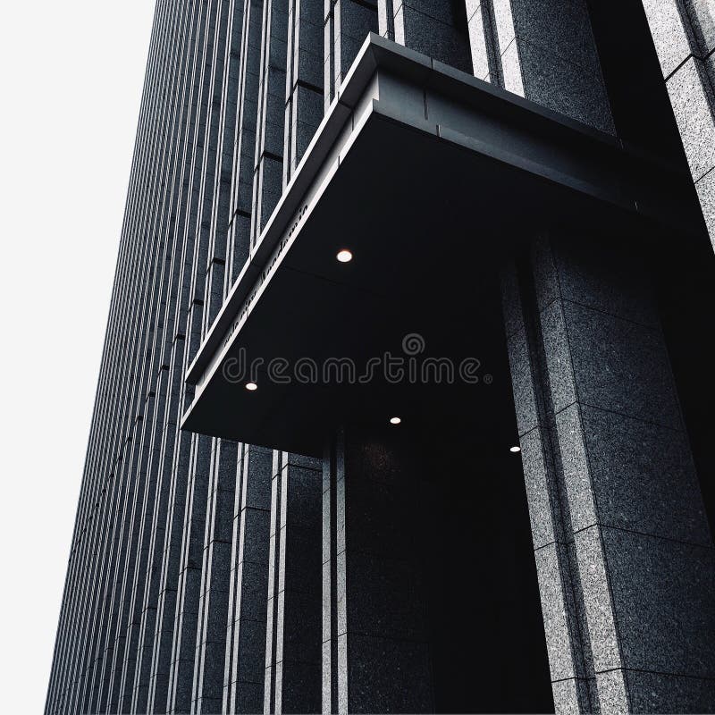 Gray Concrete Building stock image. Image of daylighting - 114443113