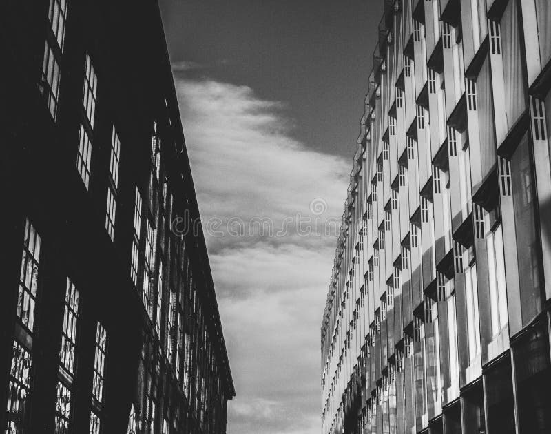 Gray Concrete Building In Architectural Photography Picture. Image ...