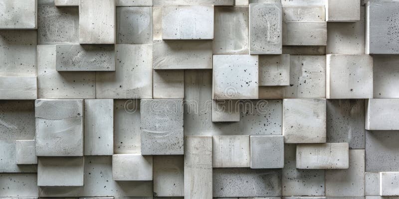 Gray Concrete Cube Wall Pattern with Subtle Lighting Stock Image ...