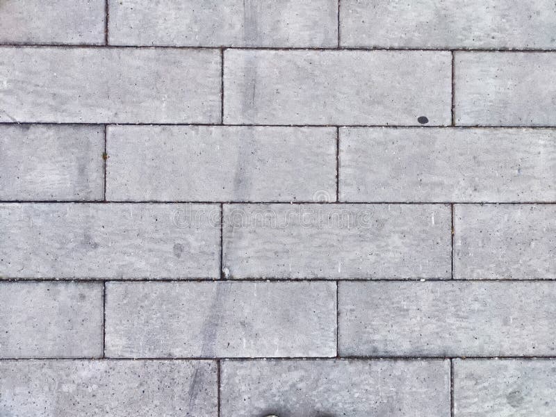 Gray Concrete Paving Stones Arranged in a Neat Pattern in an Urban Area ...