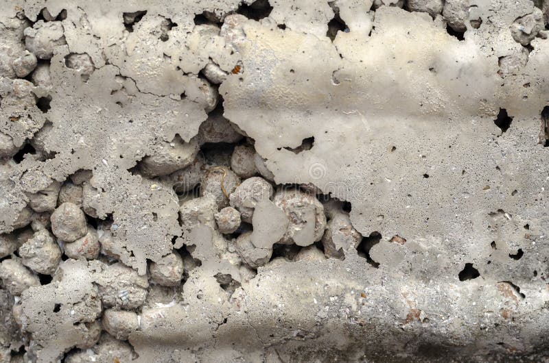 Gray Concrete Slab Made of Expanded Clay Concrete Stock Photo - Image ...
