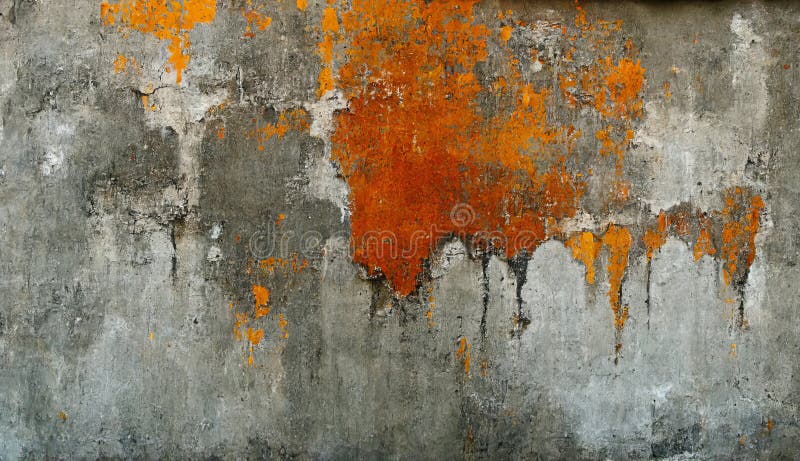 Gray Concrete Texture with Rust, Crackes and Scratches Stock ...
