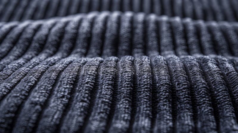 Gray Corduroy Fabric Texture Stock Photo - Image of woven, surface ...
