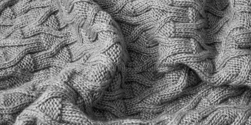 Gray Cotton Fabric with an Interesting Pattern Stock Image - Image of ...