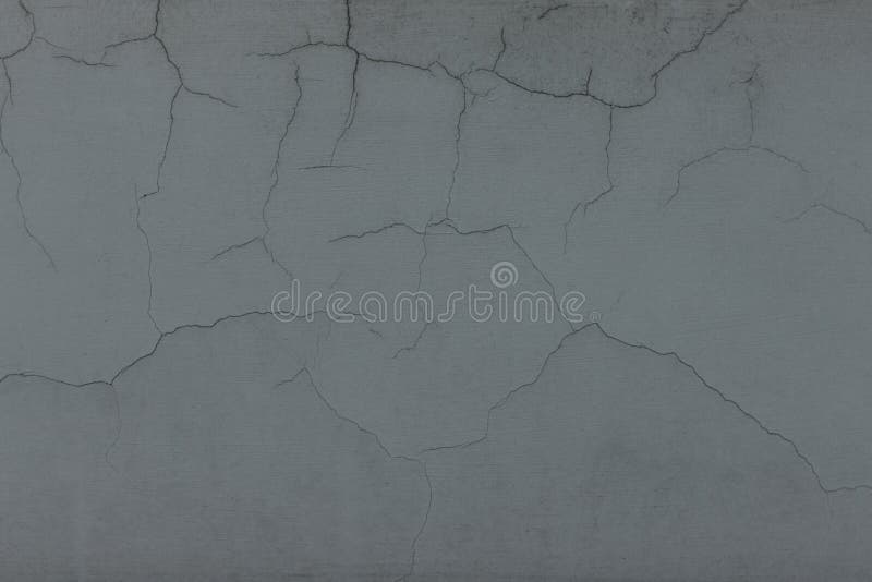 Gray Cracked Wall. Background Stock Image - Image of space, empty ...