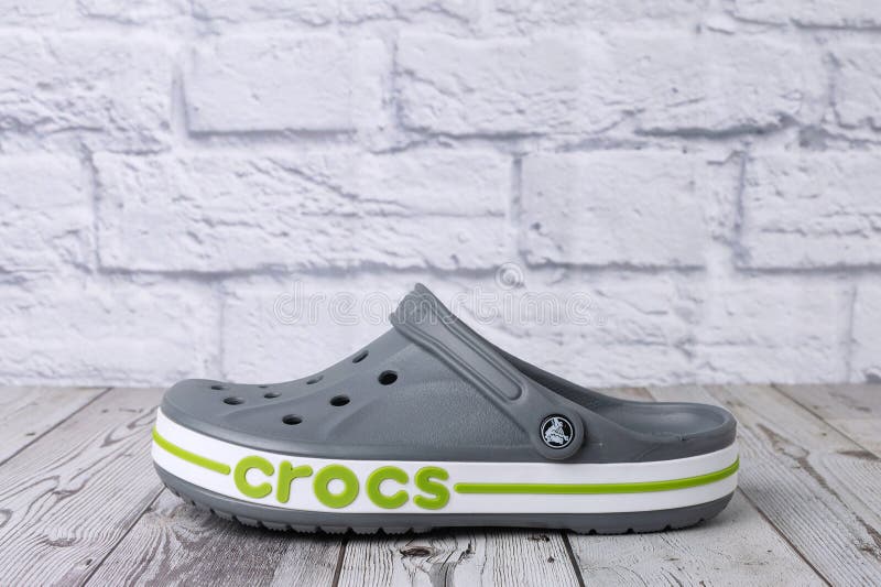 Crocs green stock photo. Image of rubber, sandals, unisex - 97288690