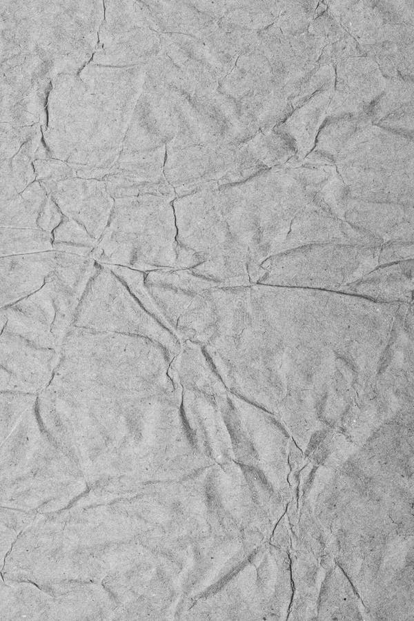 Gray Crumpled Wrapping Paper Stock Photo - Image of package, blur: 30658246