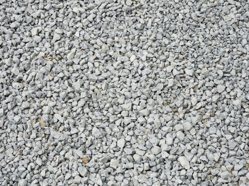 Gray Crushed Gravel Stone Texture in Background Stock Image - Image of ...