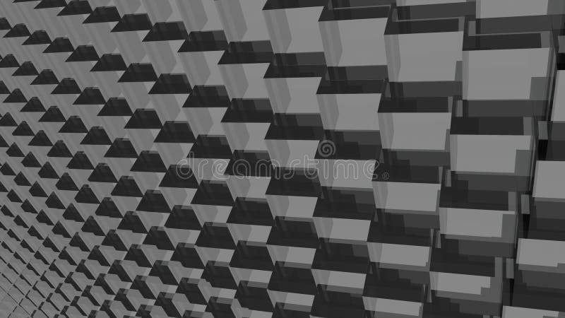 Gray Cubic Abstract Background. Screensaver on the Desktop Stock ...