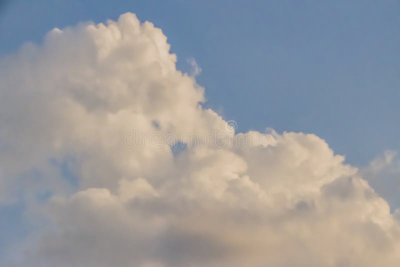 Gray Cumulus Clouds in a Blue Sky Stock Photo - Image of natural, color ...