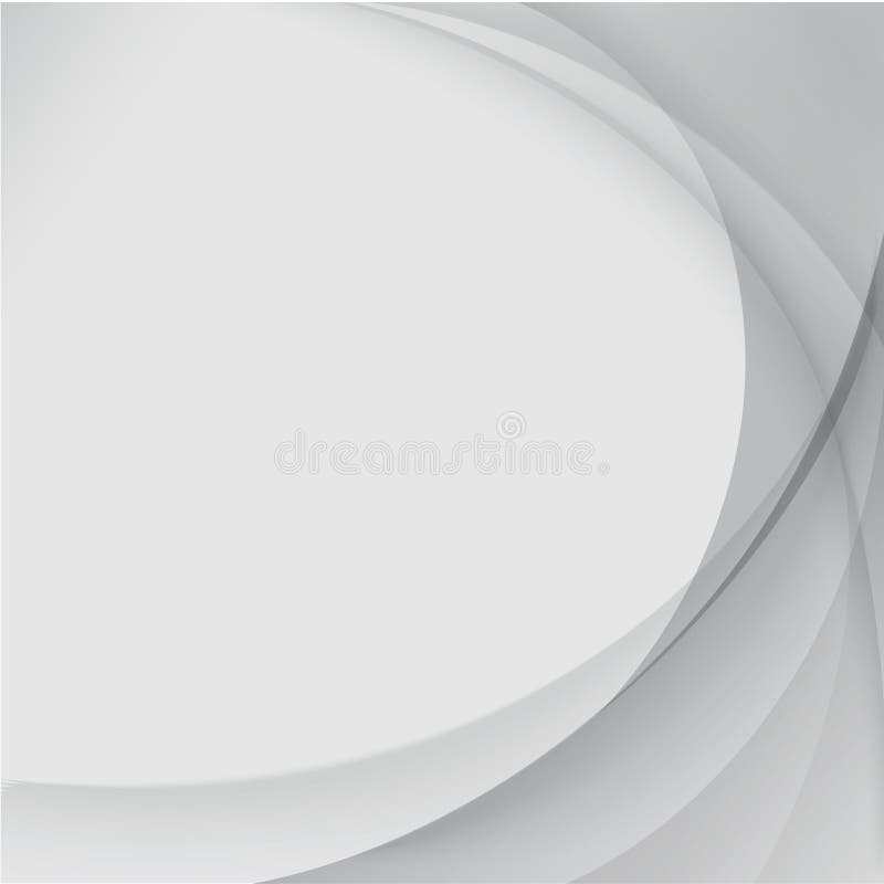 Gray Curve Abstract Background Stock Vector - Illustration of space ...