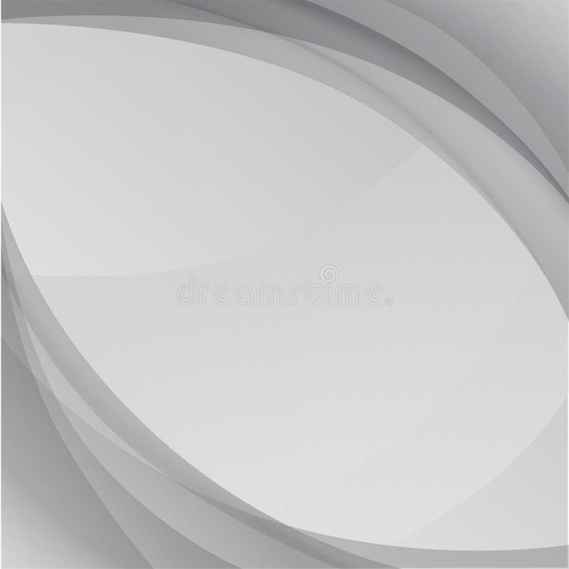 Gray Curve Abstract Background Stock Vector - Illustration of space ...