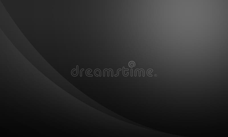 Gray Curve on Gray Black Soft Gradient with Shine Light Abstract ...