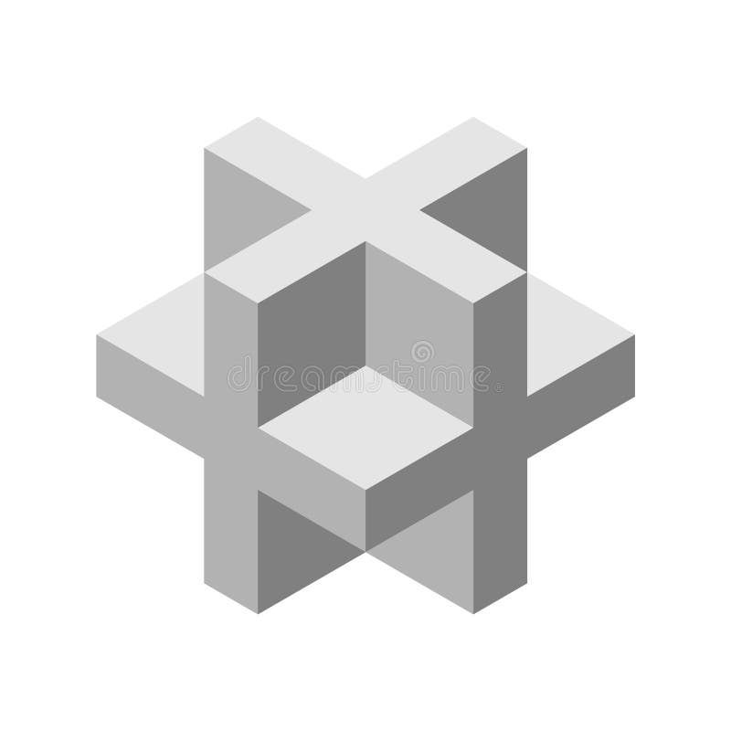 3D Isometric Box Shape Outline. Small Cube in a Big Cube. Abstract ... 3D Isometric Box Shape Outline. Small Cube in a Big Cube. Abstract ...