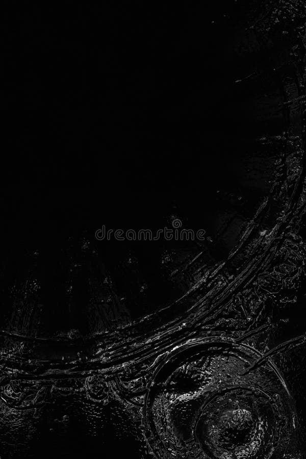 Dark Abstract Background with Chrome Texture Stock Illustration ...