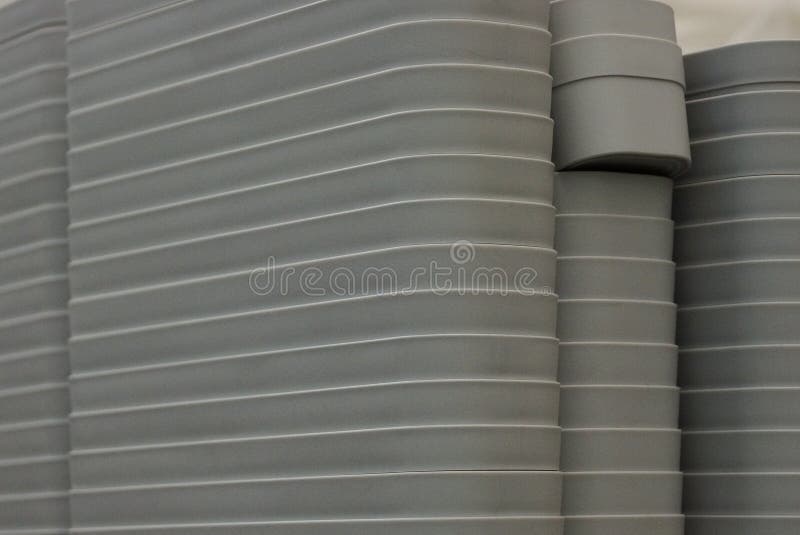 Gray Dark Plastic Texture from a Row of Boxes Stock Image - Image of ...