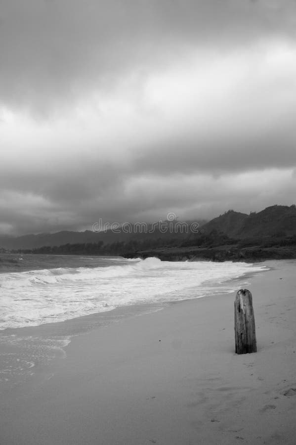 Gray day at the beach stock image. Image of white, gray - 275645
