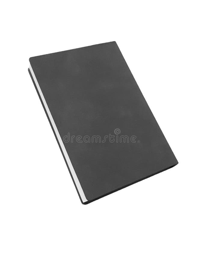 Gray Diary, Isolate on White Background Close Up Stock Photo - Image of ...