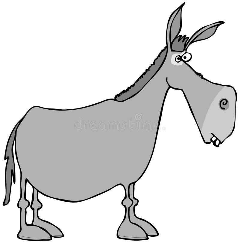 Donkey Side Stock Illustrations – 336 Donkey Side Stock Illustrations ...
