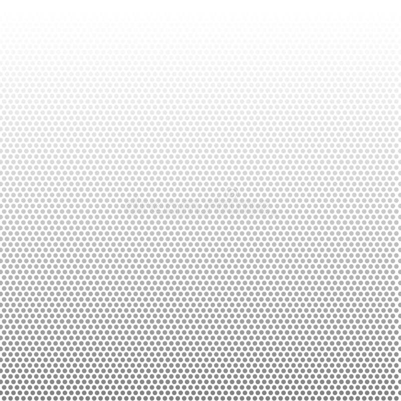 Gray Dots Gradient on White Background Stock Vector - Illustration of ...
