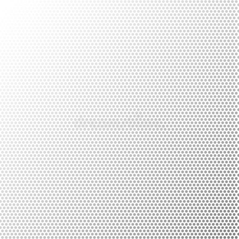 Gray Dots Gradient on White Background Stock Vector - Illustration of ...