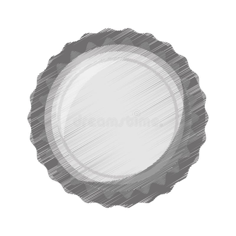 Gray Drawing Bottle Cap Icon Stock Vector - Illustration of minimal ...