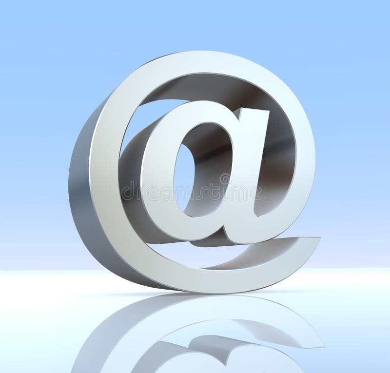 Gray e-mail symbol stock illustration. Illustration of mail - 94709151