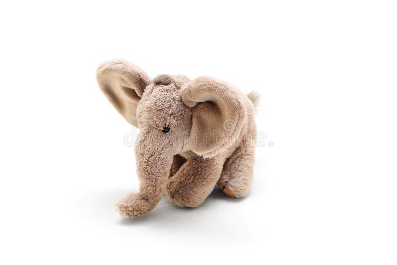 Gray Elephant stock image. Image of teddy, stuffed, ears - 35606615