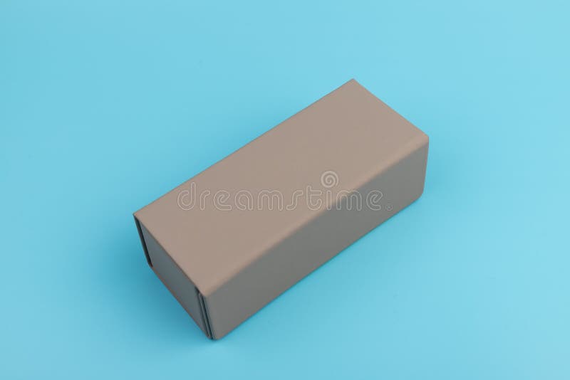 Gray Empty Rectangular Box for Branding, Presentation and Mockup Stock ...