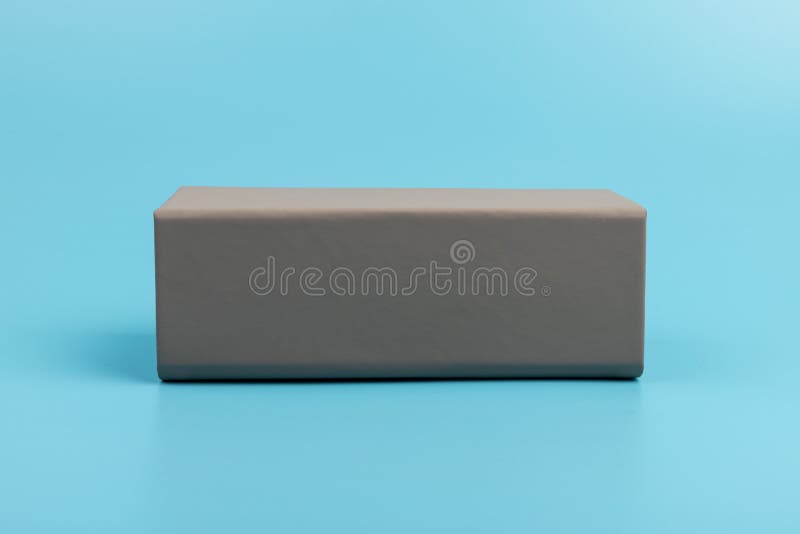 Gray Empty Rectangular Box for Branding, Presentation and Mockup Stock ...