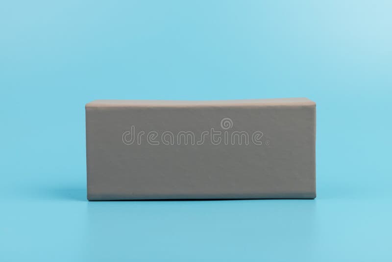 Gray Empty Rectangular Box for Branding, Presentation and Mockup Stock ...