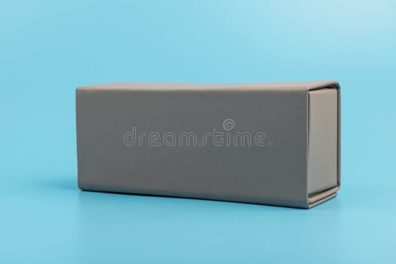 Gray Empty Rectangular Box for Branding, Presentation and Mockup Stock ...
