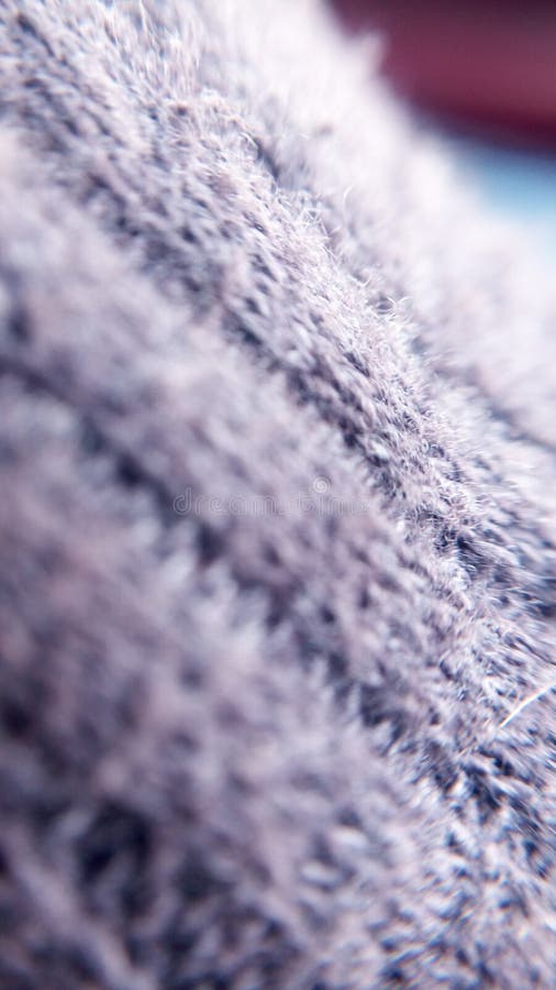 Gray Fabric with Gets Out of Focus and Zoom Stock Photo - Image of ...