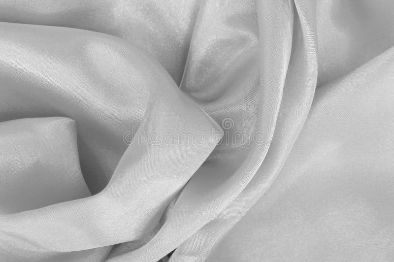 Gray Fabric Texture, Beautiful Pattern of Silk or Linen. Stock Photo ...