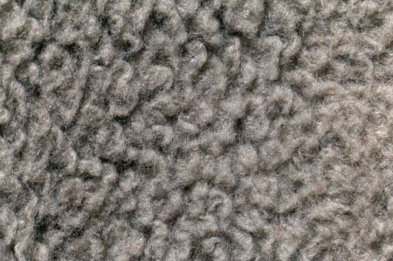 Gray Fabric Texture, Terry Cloth, Close-up View Stock Image - Image of ...