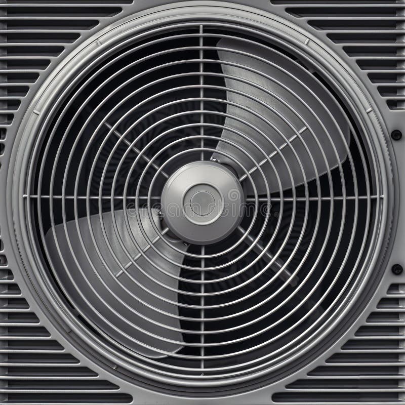 Fan of an Air Conditioning Unit Stock Illustration - Illustration of ...