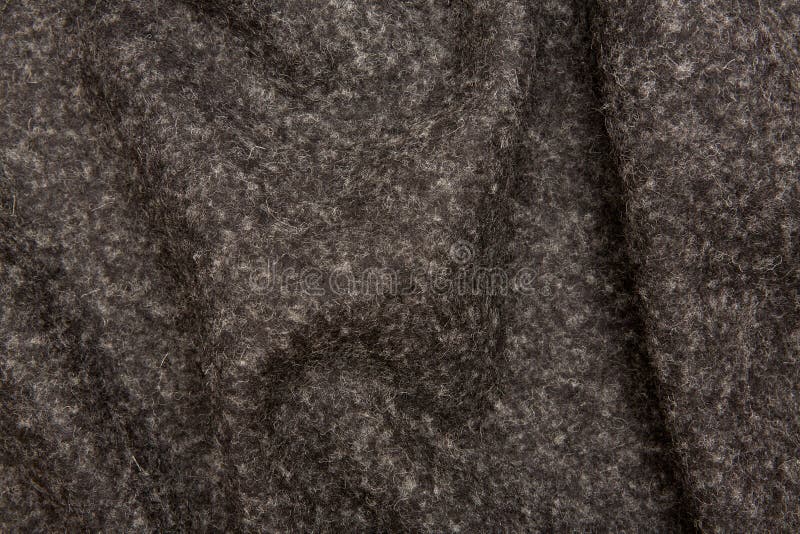 Gray Felt Folded with a Coarse Structure Stock Photo - Image of ...