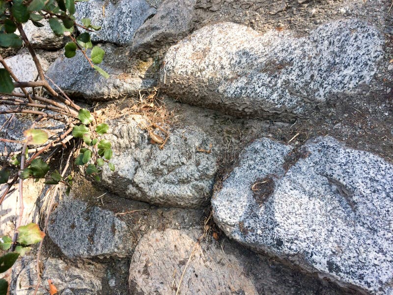 Gray Fieldstone Wall Background Pattern of Stone Stock Photo - Image of ...