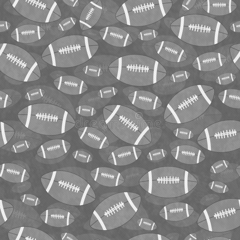 Gray Football Tile Pattern Repeat Background Stock Illustration ...