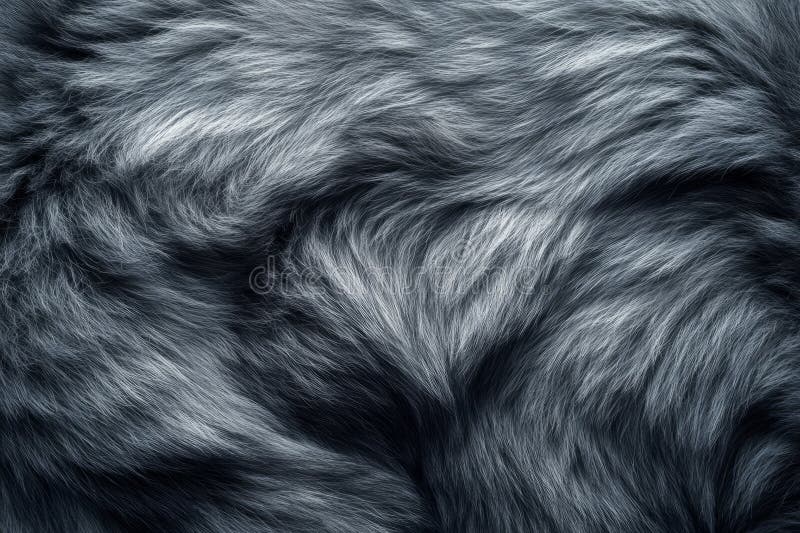 Gray Fur Background Texture Covering a Surface Area with Soft Bristles ...
