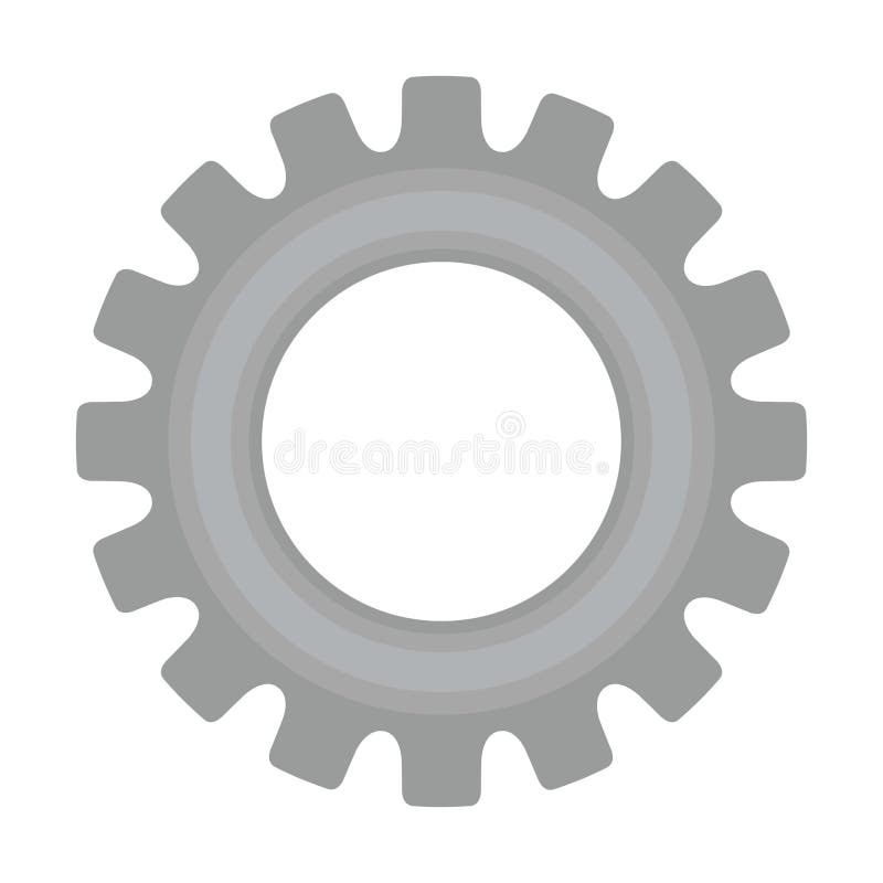 Gray gear wheel stock illustration. Illustration of gray - 229366500