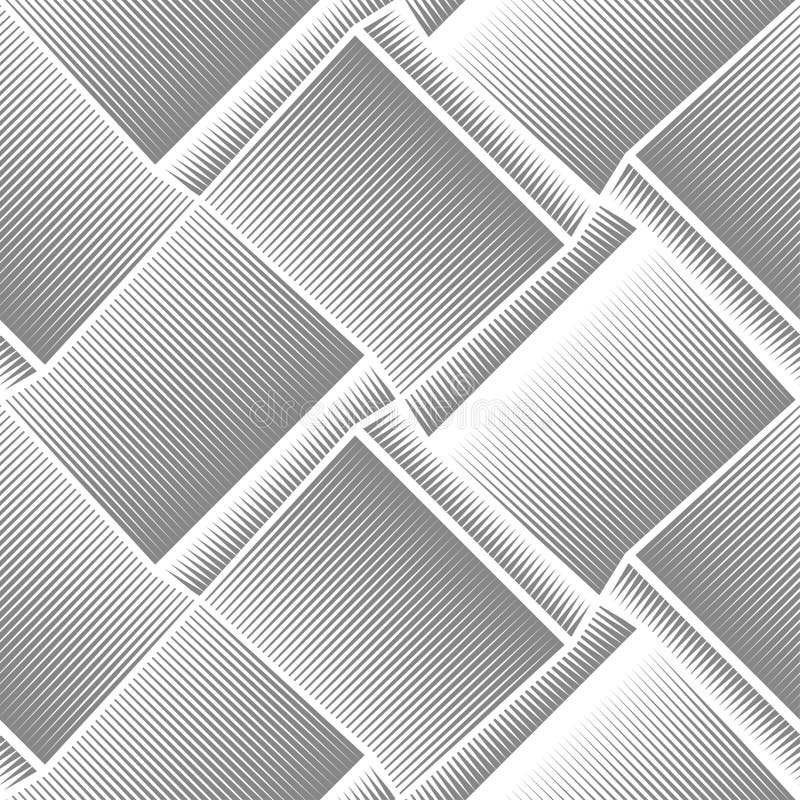 Gray Geometric Seamless Pattern with Thin Lines for Wallpapers, Textile ...