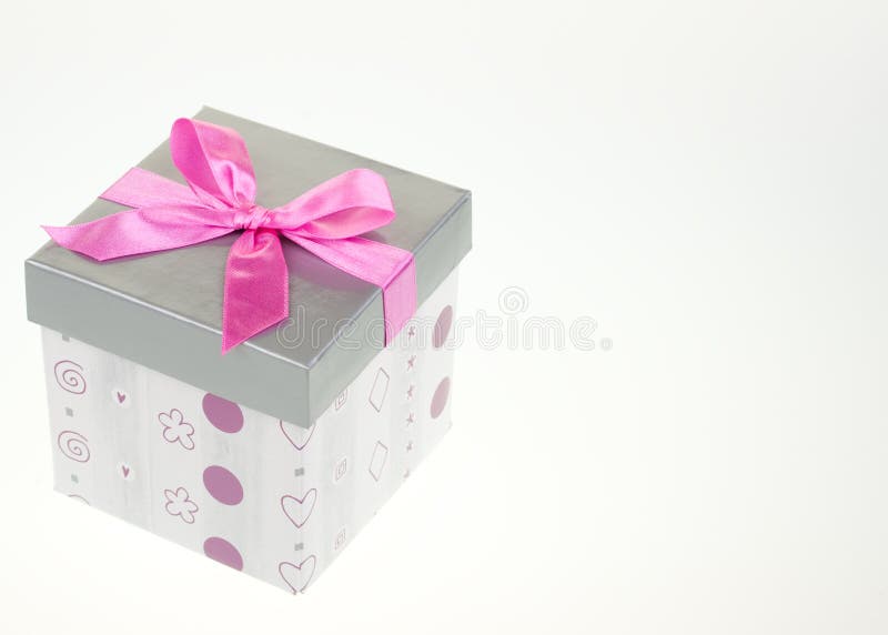 Gray Gift Box Picture. Image: 8208808