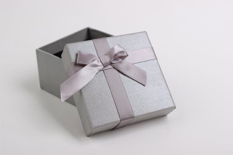 A gray gift stock image. Image of advertising, astonishment - 1388745