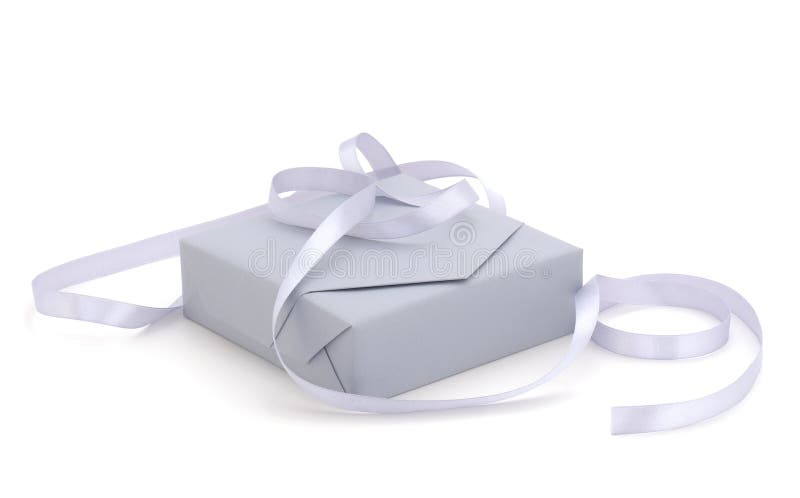Gray Gift Box Picture. Image: 8208808